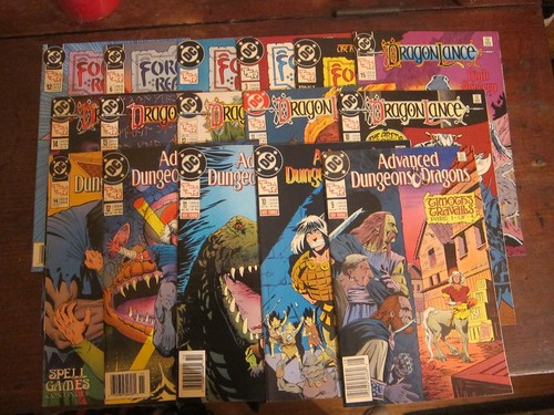 Lot of 16 TSR comics -Advanced Dungeons & Dragons, Dragonlance ...