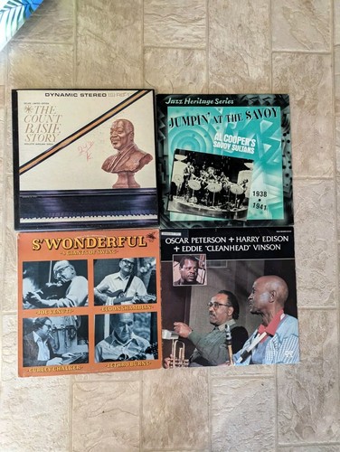 JAZZ VINYL LOT: Peterson/Edison/Vinson, Cooper, S'Wonderful, Ct. Basie ...