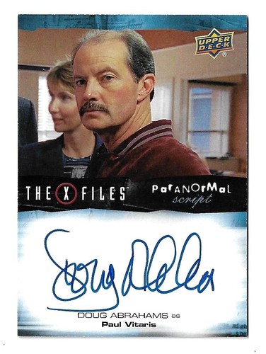 Upper Deck X-Files Monsters of the Week Autograph A-AB Doug Abrahams | eBay