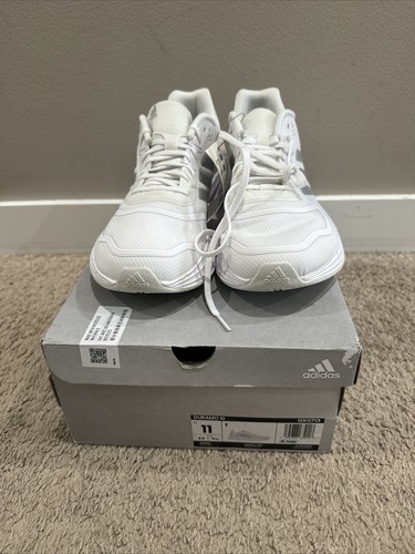 adidas Duramo 10 White Silver Women Running Sports Sneakers GX0713 Size ...