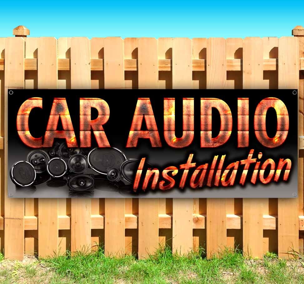 CAR AUDIO INSTALLATION Advertising Vinyl Banner Flag Sign Many Sizes ...