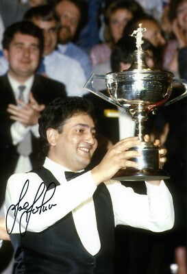 Joe JOHNSON AUTOGRAPH 16x12 Signed World Snooker Champion Photo 2 ...