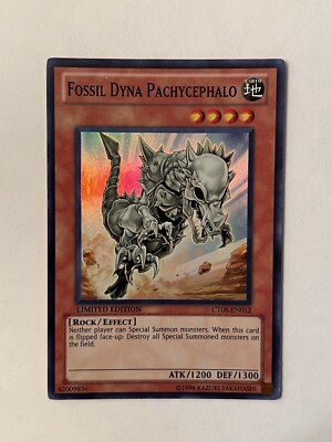 Yu-Gi-Oh! TCG Fossil Dyna Pachycephalo 2011 Collectors Tins CT08-EN012 ...