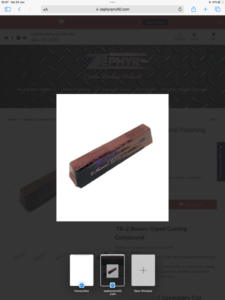 ZEPHYR EZ MONEY BUFF & MAX ROUGE POLISHING ROUGE | eBay