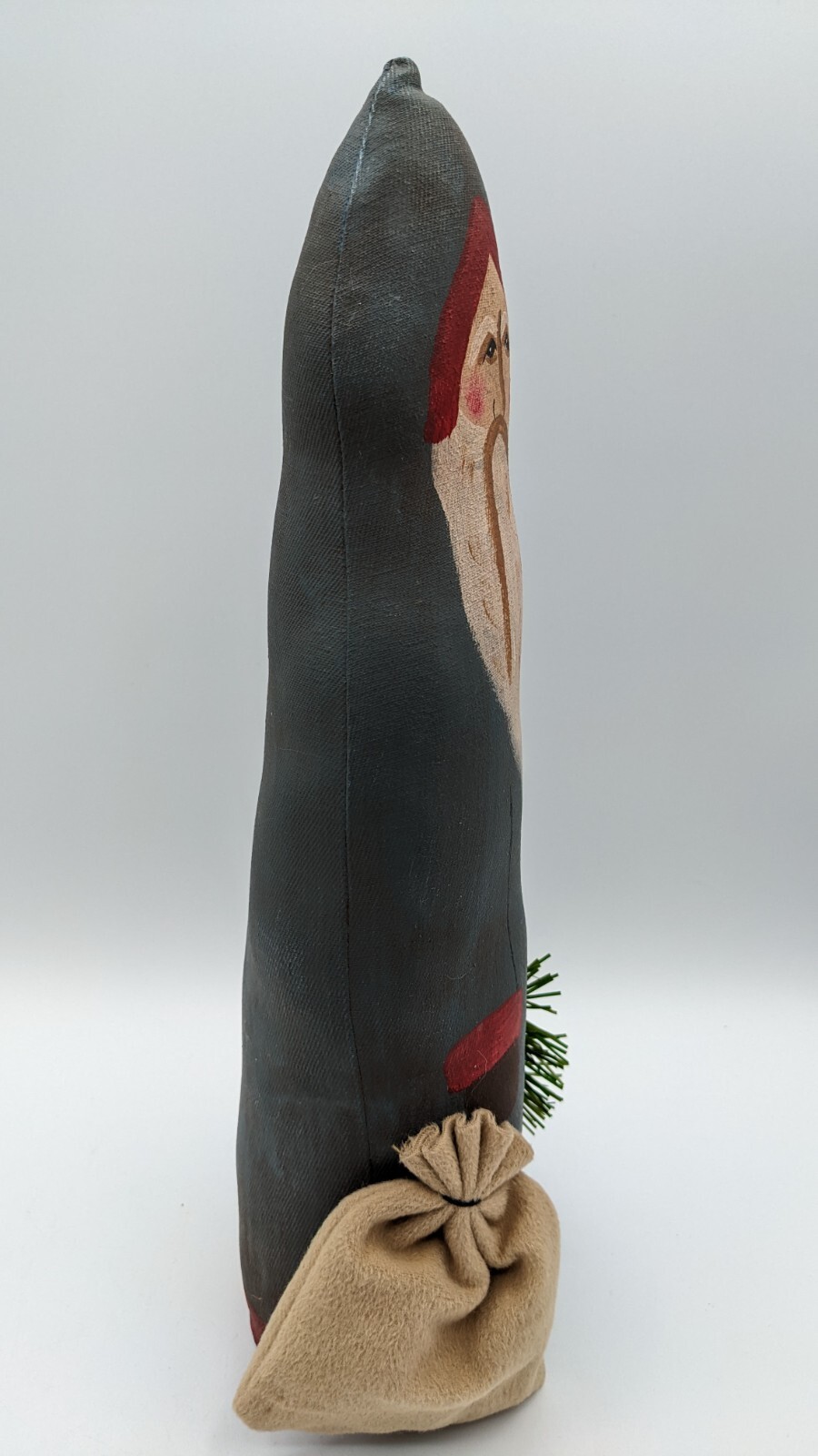 Vintage Mala Brady Folk Art Father Christmas Santa Claus Hand Painted ...