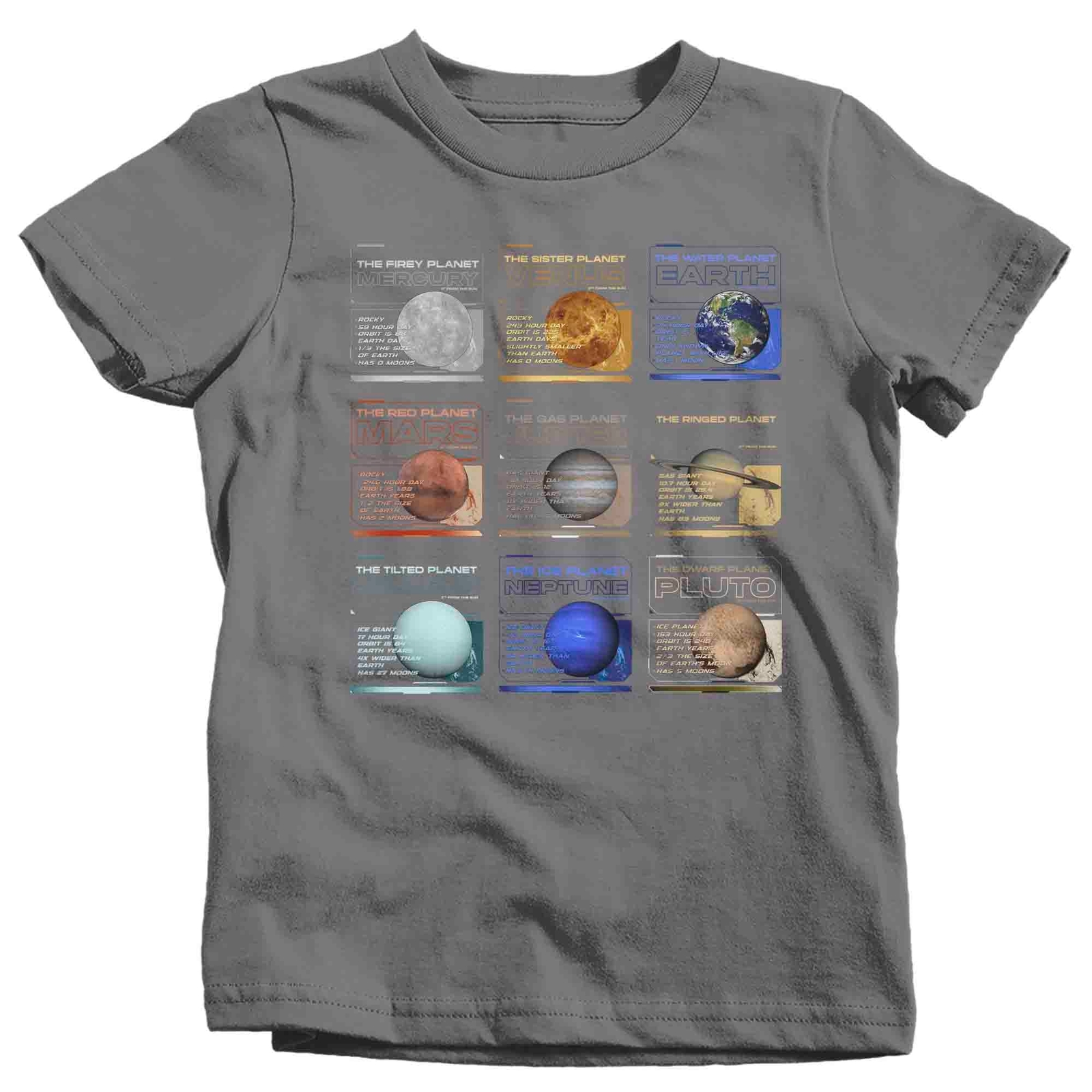 Kids Planets T Shirt Space Shirts Hipster Solar System Astronomy Stars ...