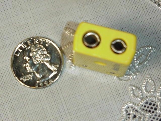 Marlin Yellow Type K Thermocouple Connector Female Jack 2 Slot Pin Plug ...