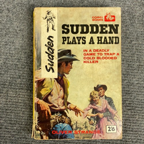 Sudden Plays a Hand by Oliver Strange 1962 CORGI Paperback Western Pulp ...