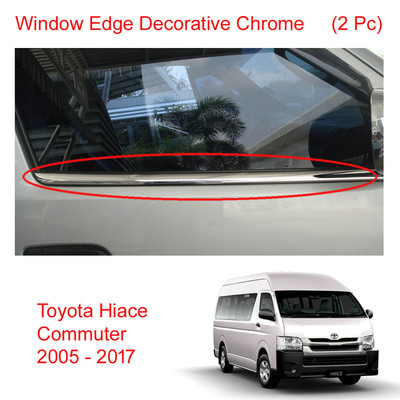 Front Windows Sill Trim Edge Chrome Trim For Toyota Hiace Commuter Van ...