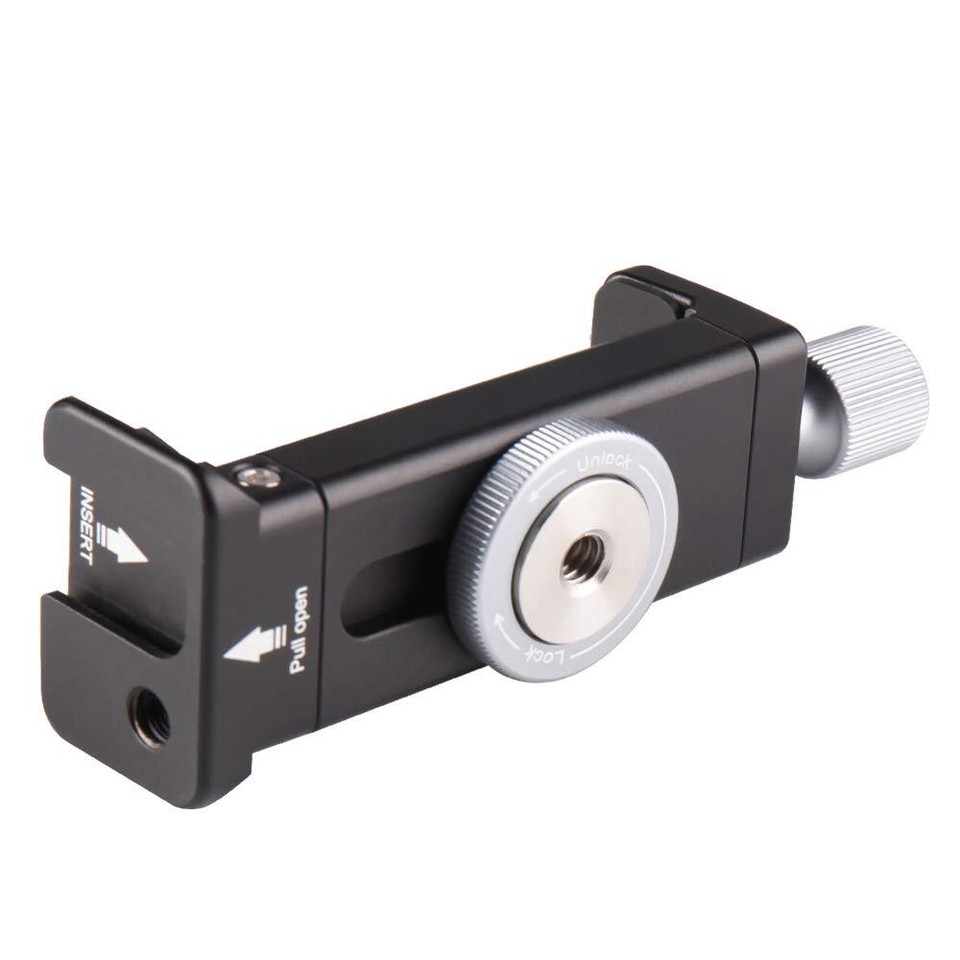 Metal Phone Clamp Tripod Mount Adapter - Smartphone Clip iPhone Mount ...