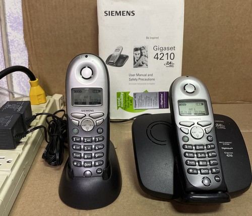 Siemens Two 4200 Cordless Handsets With Siemens 4210 Expandable Phone ...