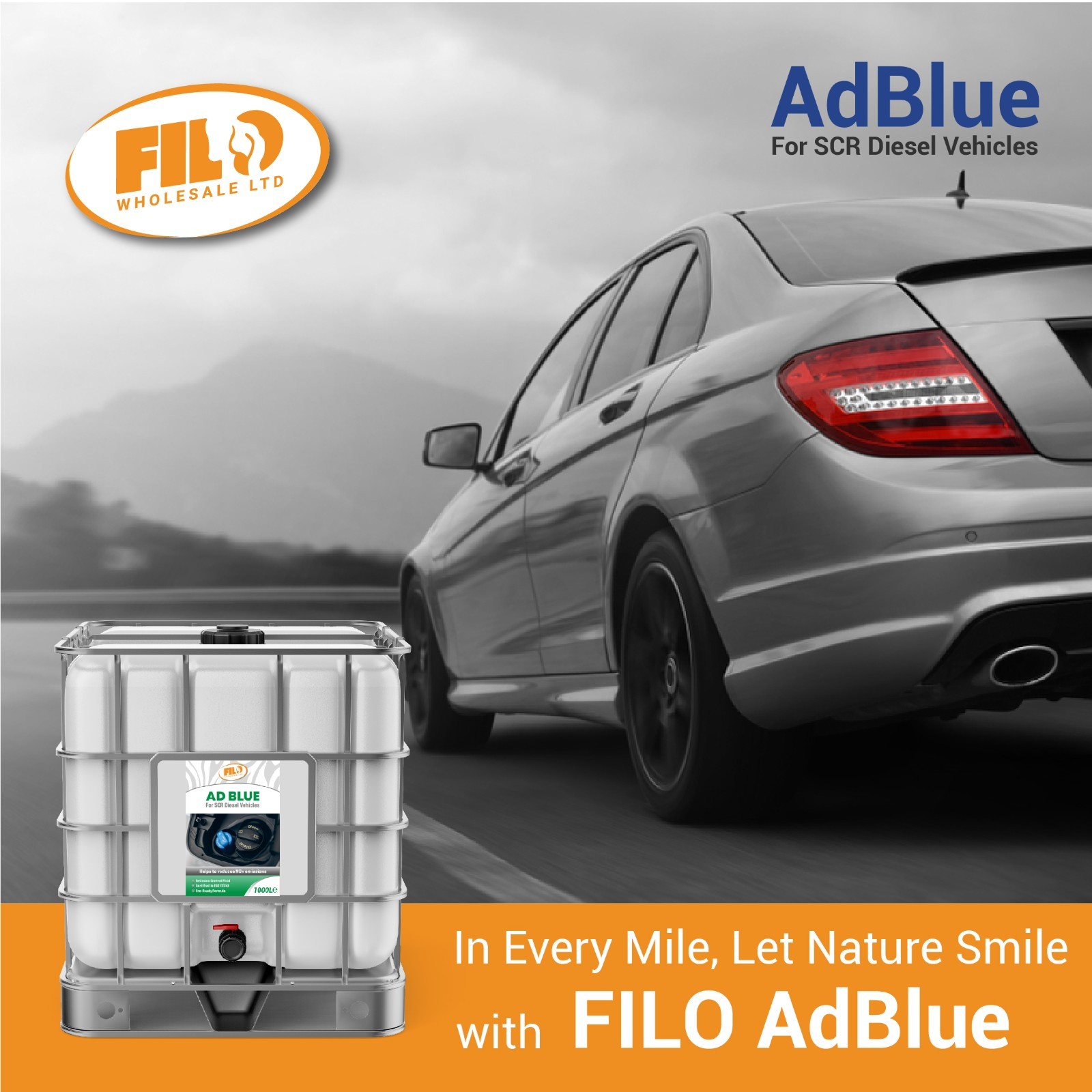 1000 Litre Adblue IBC 1000L Euro 5/6 ULEZ Compliant ISO22241 + FREE ...