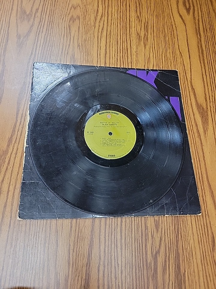 Black Sabbath Master Of Reality Vinyl Lp BS 2562 Please Read ...