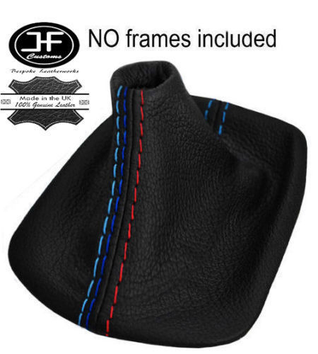 BLUE STITCH LEATHER SHIFT BOOT FITS BMW 3 SERIES E30 82-91 TRI ...