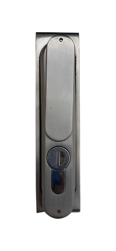 STAINLESS STEEL SWING HANDLE DOOR LOCK - KEYED (HALF EURO BARREL 92268 ...