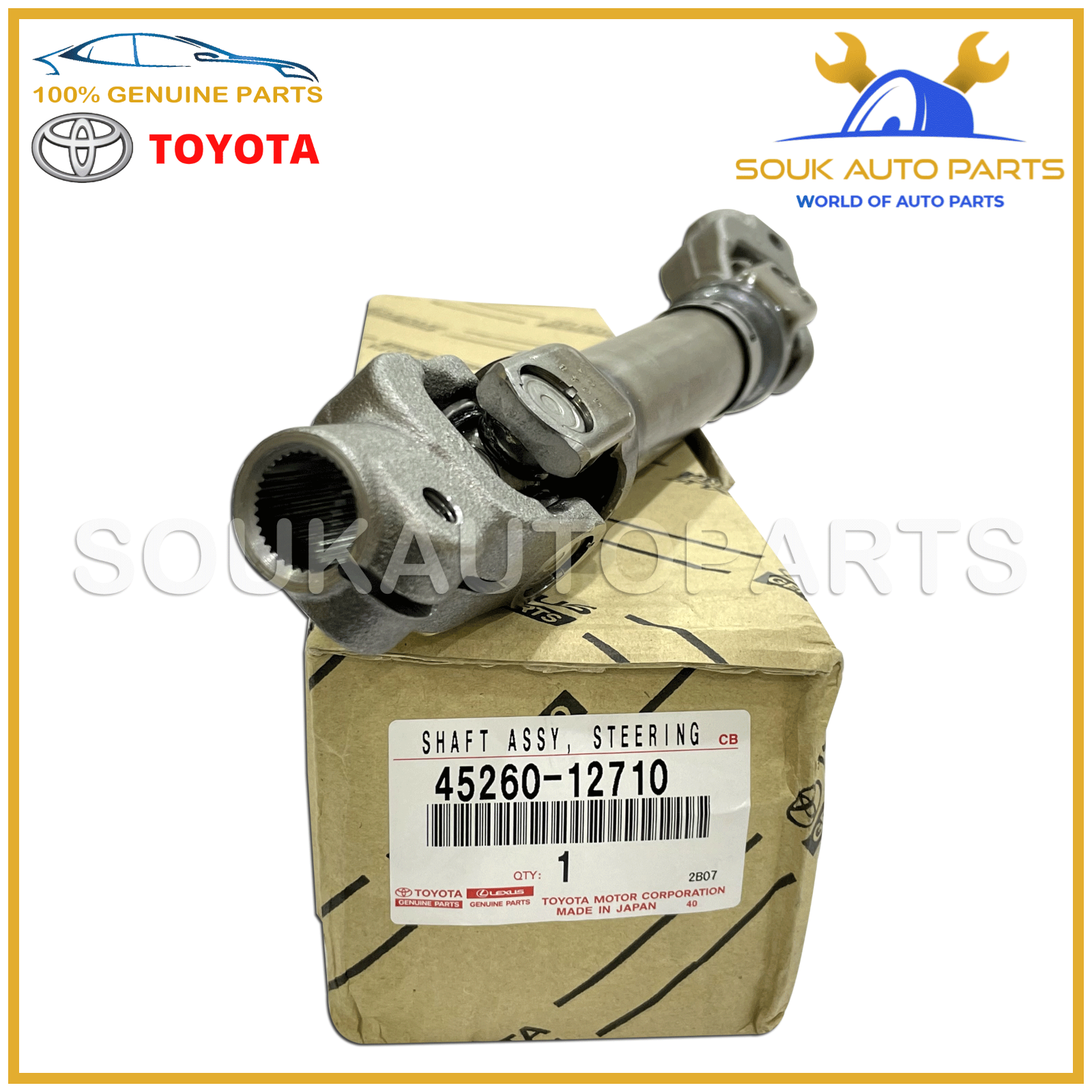 45260-12710 Genuine Toyota SHAFT ASSY, STEERING INTERMEDIATE, NO.2 ...