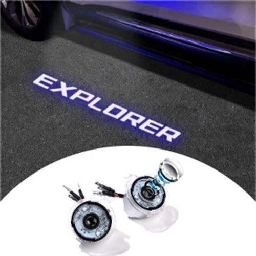 3D 2X For Ford Explorer Raptor ST F150 LED Mirror Puddle Lights ...