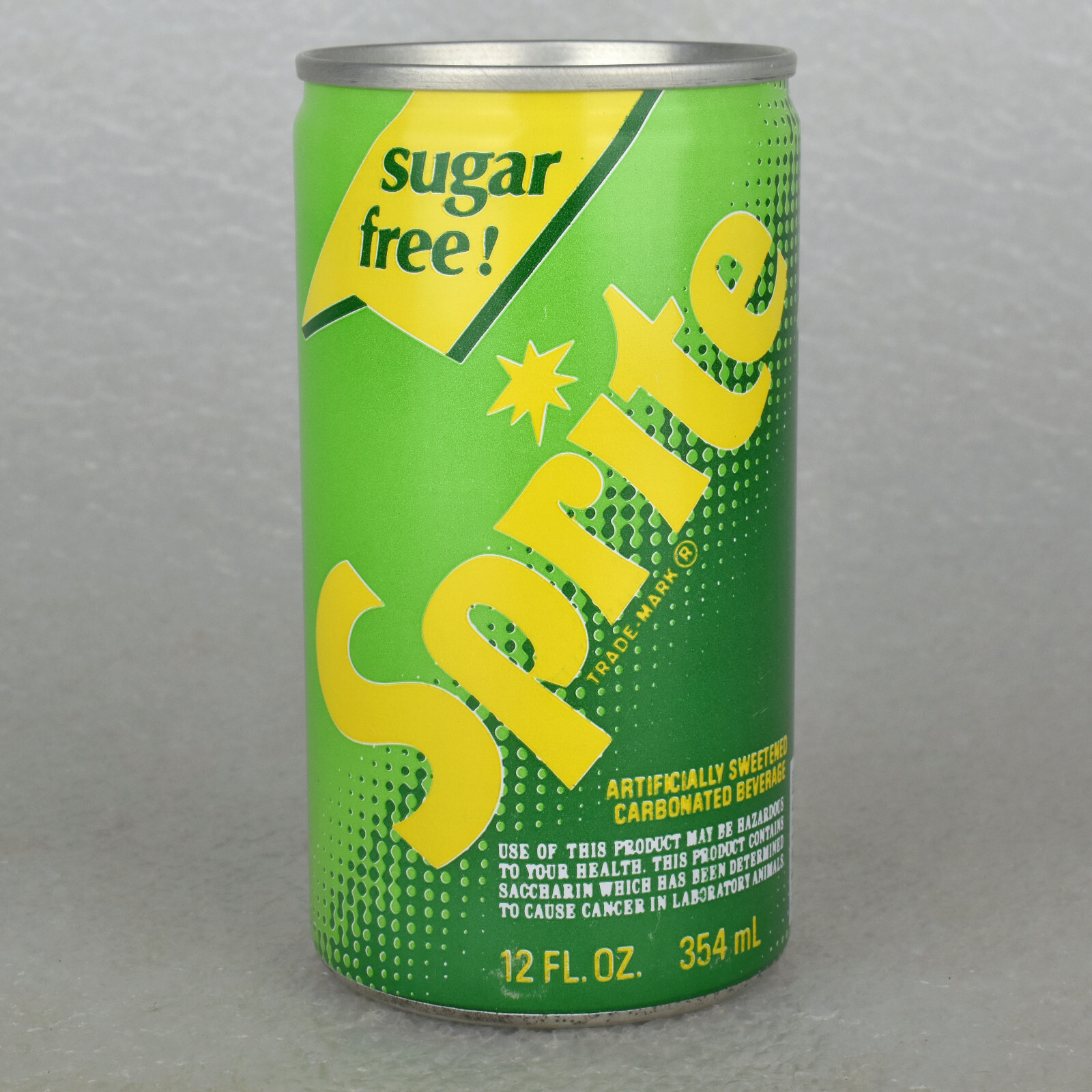 VTG 1970s Sugar Free! Sprite Soda Pop Can 12oz 354ml Crimped Steel ...