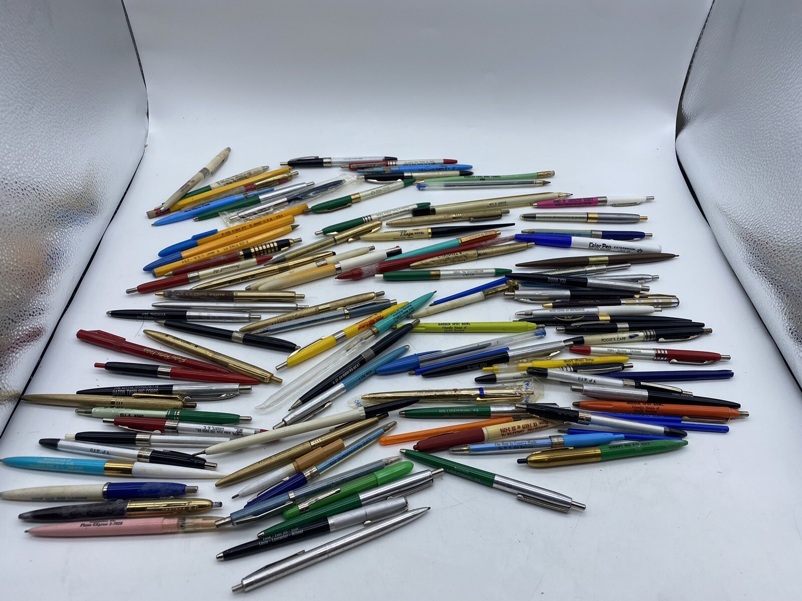 Vintage Lot of Advertising Ballpoint Pens As Is Estate Find Some Rare ...