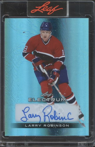 2024 Leaf Electrum Teal Larry Robinson 5/6 Auto Autograph | eBay