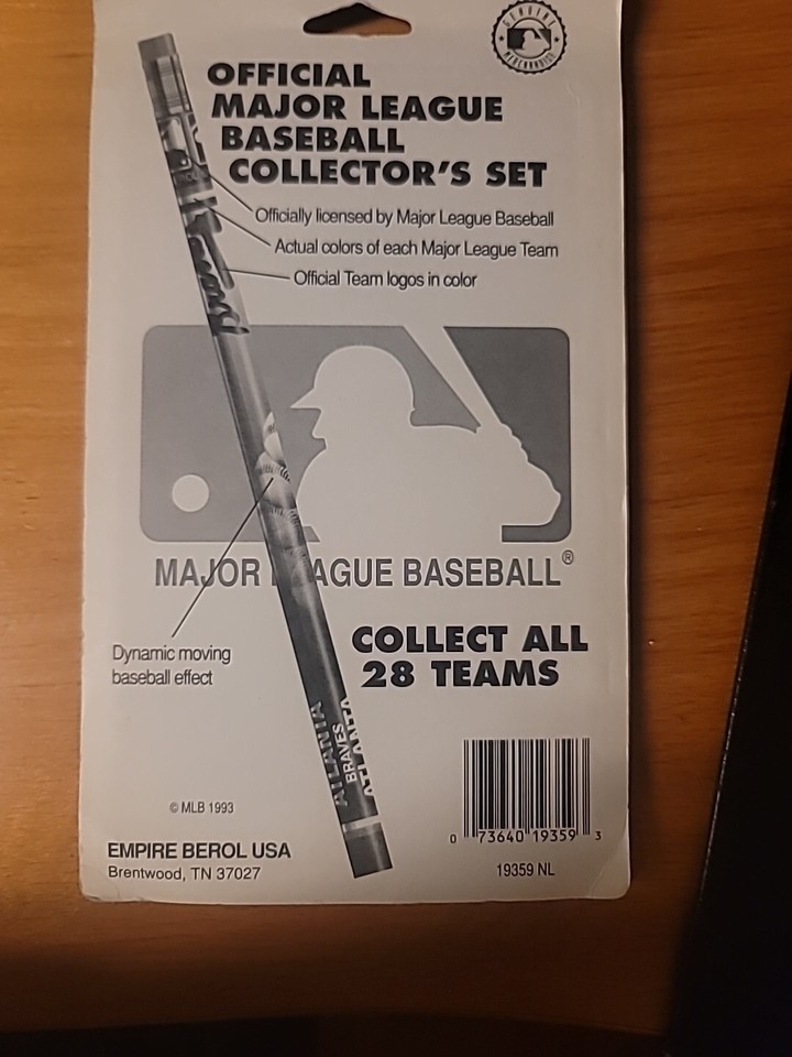 Vintage MLB Collector Pencils National League 1993 NL set | eBay