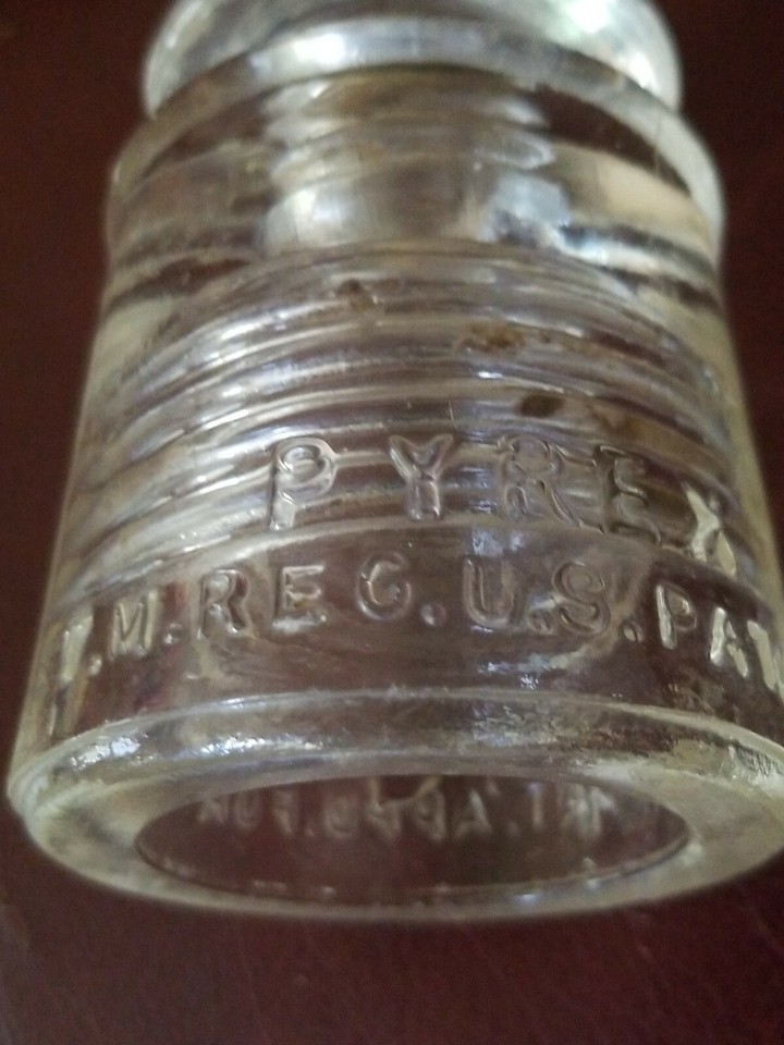 Vintage Corning Pyrex Glass Insulator CD 128 | eBay