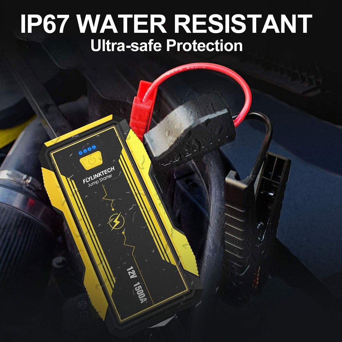 Flylinktech 1000a Peak 15000mah Portable Car Jump Starter Porta Jump