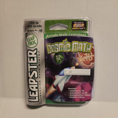 Leapster Arcade: Cosmic Math NEW Sealed Leap Frog Learning Game - Game ...