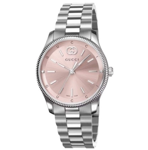 Gucci G-Timeless 29mm YA1265062 Women's Watch – Pink Mother of Pearl ...