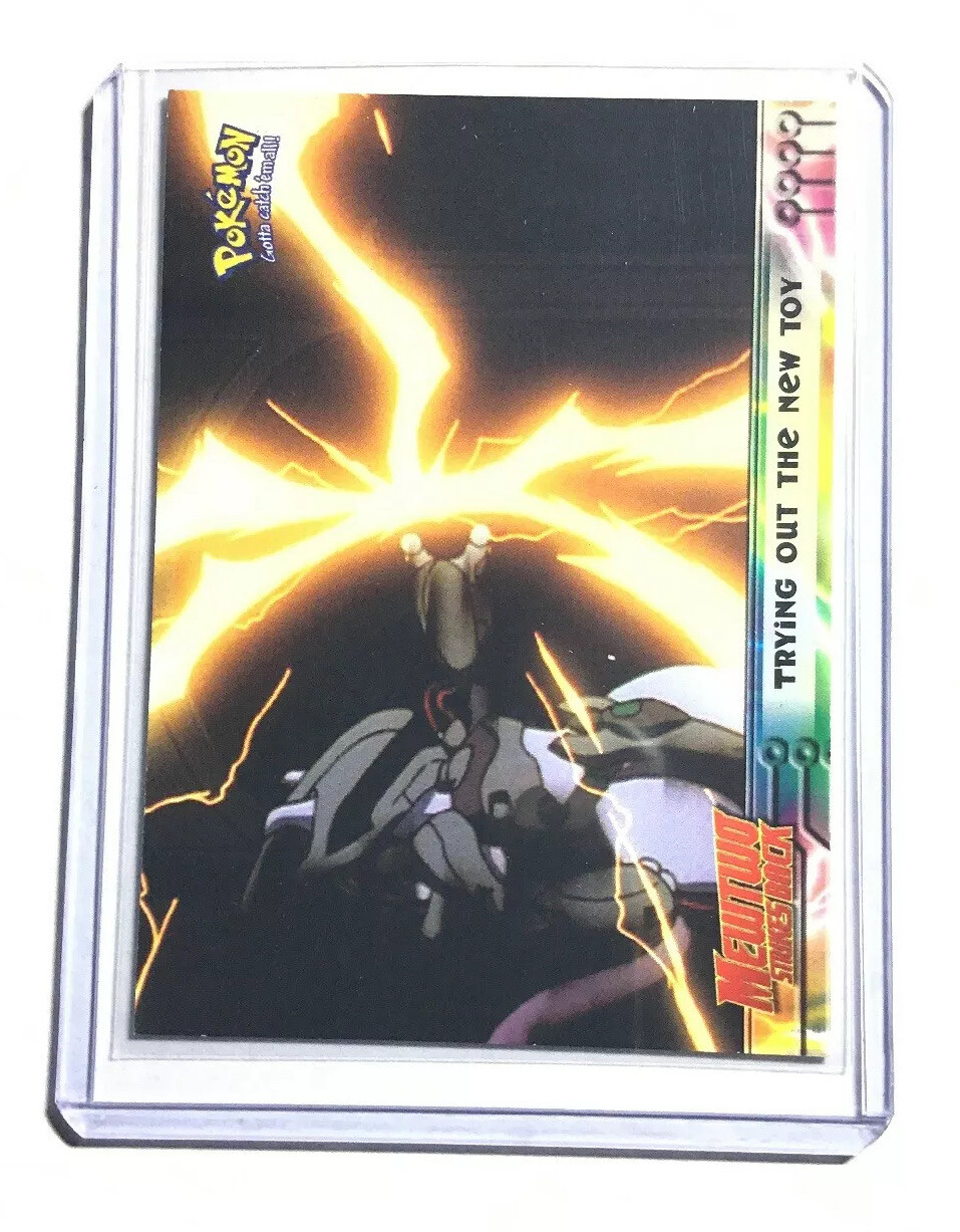 NM Pokemon TOPPS Mewtwo Strikes Back Movie Non Holo Trying Out The New ...