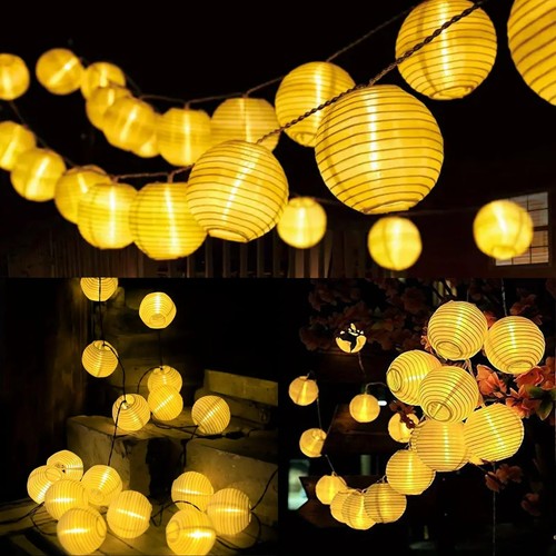 Chochin Lantern Light ATPWONZ LED String Light Battery Waterproof Set ...