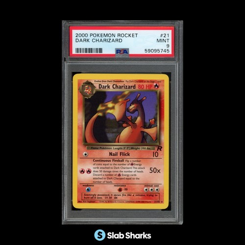 2000 POKEMON TEAM ROCKET DARK CHARIZARD 21/82 MINT PSA 9 | eBay