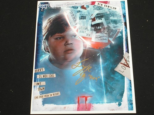 JEREMY RAY TAYLOR Signed Ben 2017 IT 8x10 Photo Autograph BAS BECKETT ...