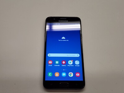 Samsung Galaxy J7 (SM-J737A) 16GB - Black (AT&T) - CRACKED - Clean IMEI ...