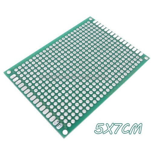 5PCS 5x7cm 50mmx70mm FR4 Double Side Prototype PCB Tinned Universal ...