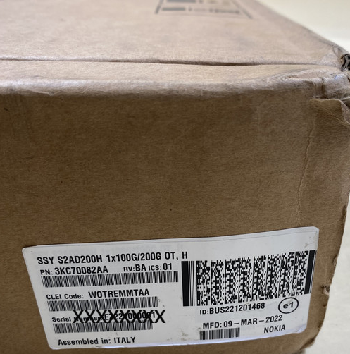 NOKIA S2AD200H 3KC70082AA 1X100G 200G WAVELENGTH ADAPTER | eBay UK