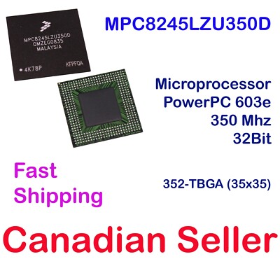 PowerPC 603e MPU Microprocessor 350MHz 32Bit I²C I²O PCI UART TBGA BGA ...
