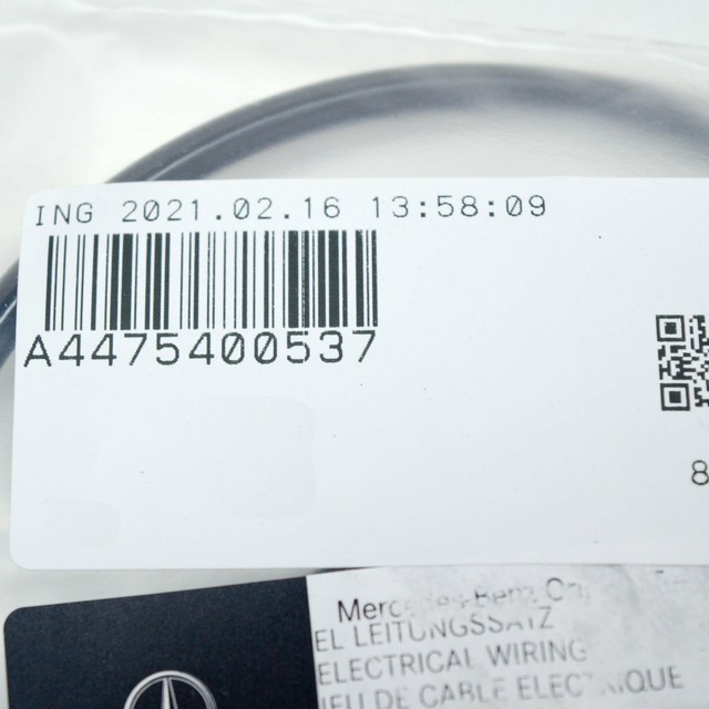 Mercedes-Benz Metris W447 Electrical Wiring Harness a 4475400537 for ...