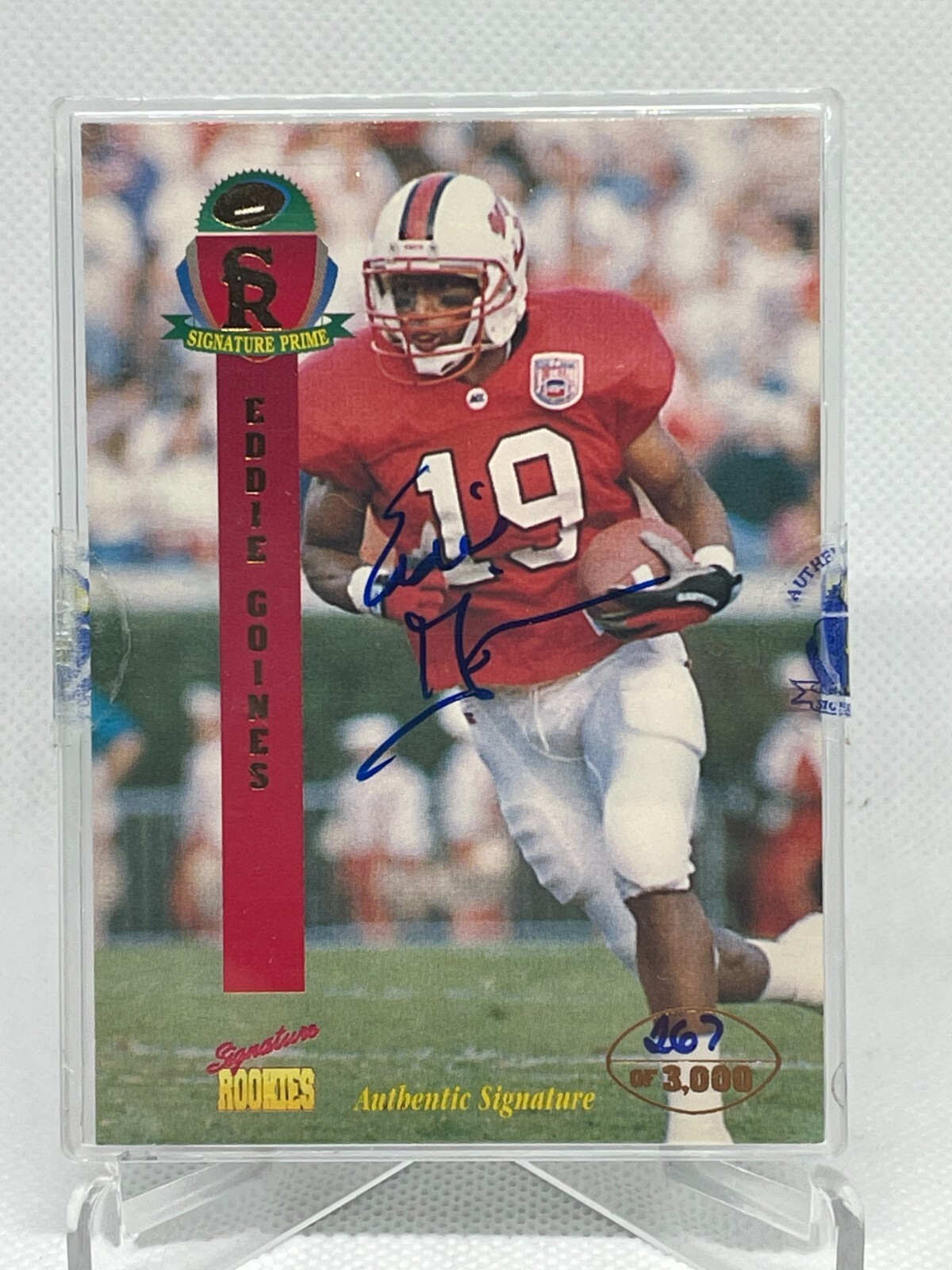 Eddie Goines 1995 Signature Rookies Prime Autograph /3000 Auto Factory ...