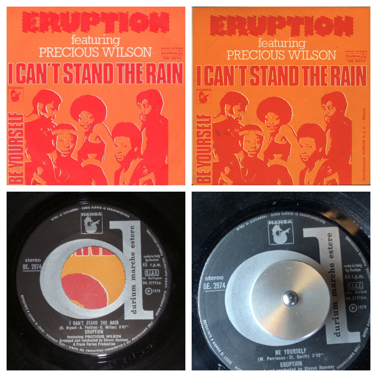 i can't stand the rain be yourself eruption ft precious wilson DE2974 7 ...