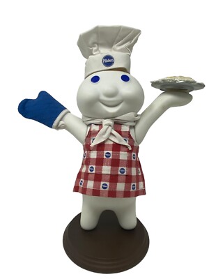 Pillsbury Doughboy Danbury Mint Porcelain Doll Kitchen Decoration Baker ...