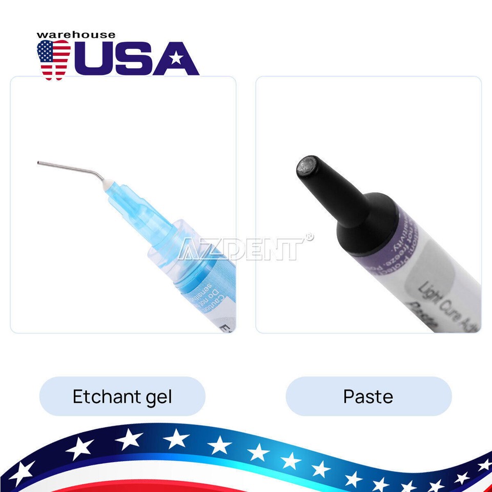Dental Bracket Braces Glue Ortho Bonding Light Cure Resin Composite Kit ...