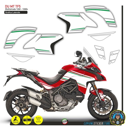 Graphic Complete Stickers Compatible Motorcycle DUCATI Multistrada 1260 ...