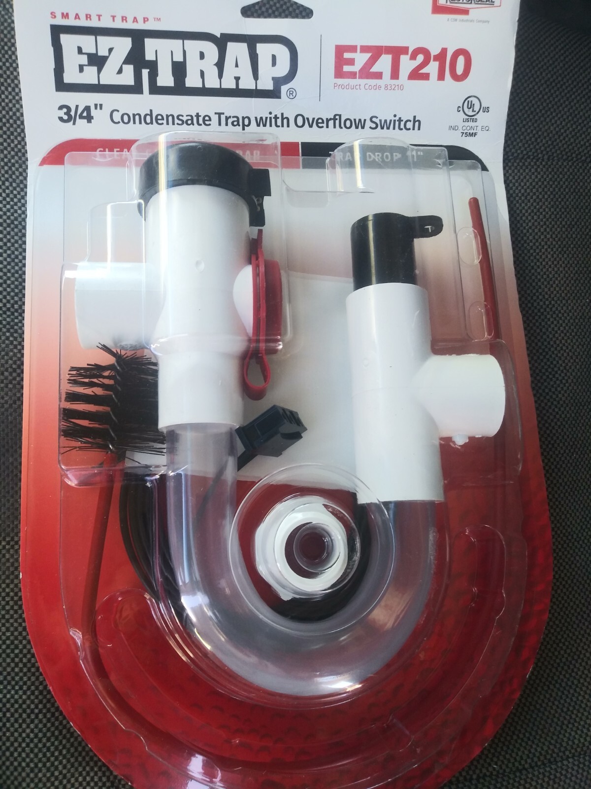 RECTORSEAL EZTRAP EZT210 3/4 CONDENSATE TRAP WITH OVERFLOW SWITCH 21449832106| eBay