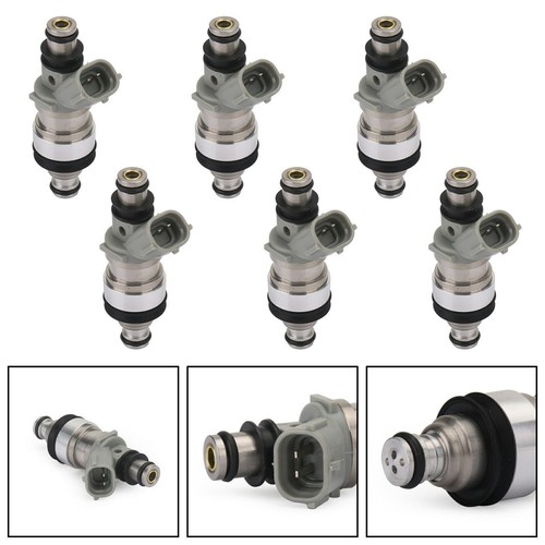 6X 23250-62030 Fuel Injectors Fit Toyota Hilux VZN185R 3.4L 5VZ-FE 12. ...