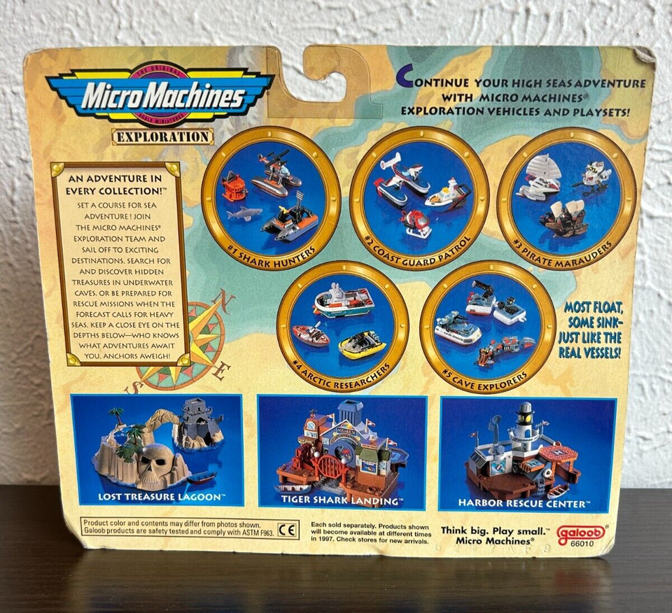 Micro Machines Exploration #4 Arctic Researchers Galoob Toys 1996 new ...
