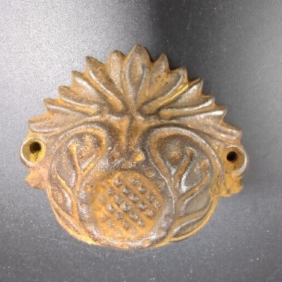 Antique Ornate Victorian Decorative Cast Iron Bin Pull 1 13/16 centers ...