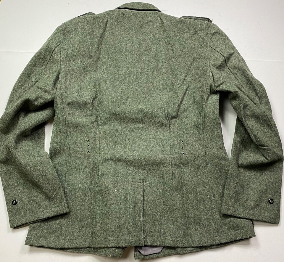 WWII GERMAN HEER WAFFEN M1940 M40 WOOL COMBAT FIELD GREY TUNIC-XLARGE ...
