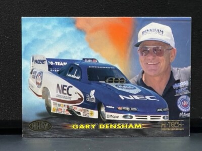 VRHTF NHRA VINTAGE HI-TECH DRAG RACING GARY DENSHEM FUNNY CAR 2.5" X 3. ...
