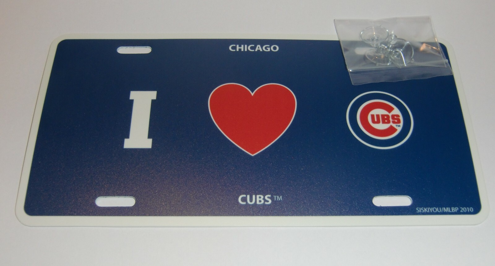 Chicago Cubs Styrene License Plate I Love (Heart) Team Logo (MLB ...